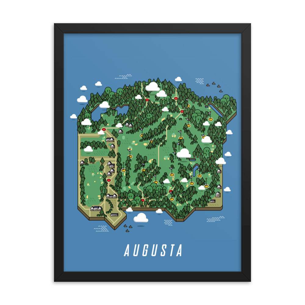Super Augusta | Framed Golf Wall Art | Posters – Richmans Sport