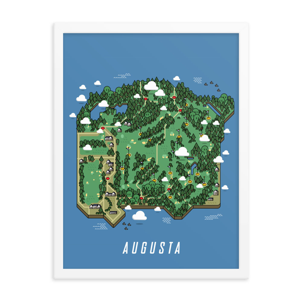 Super Augusta | Framed Golf Wall Art | Posters – Richmans Sport